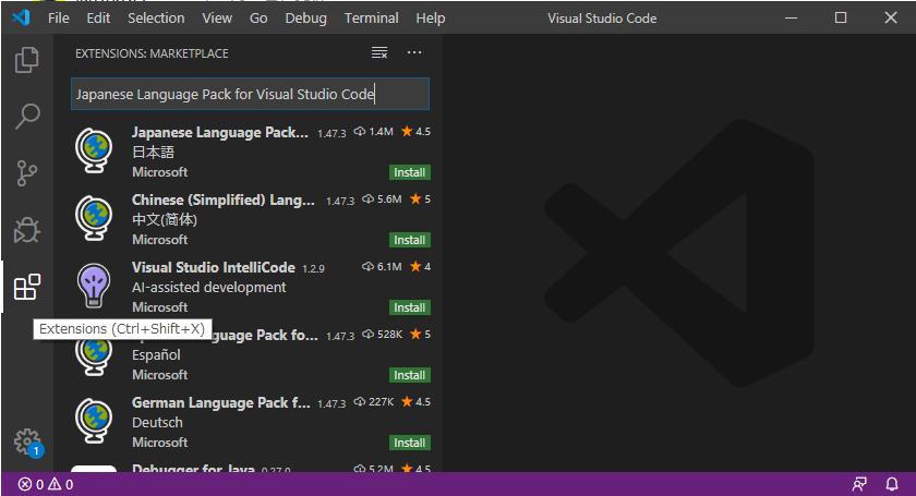 【Visual Studio Code】日本語化 | TetoraChaos